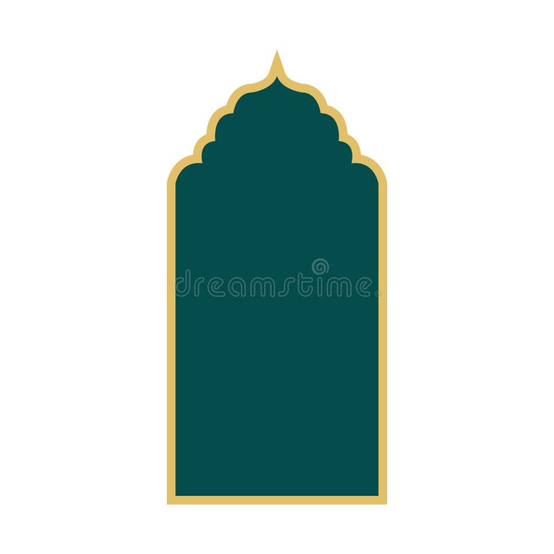 Islamic Shape Window Frame stock vector. Illustration of arabesque ...