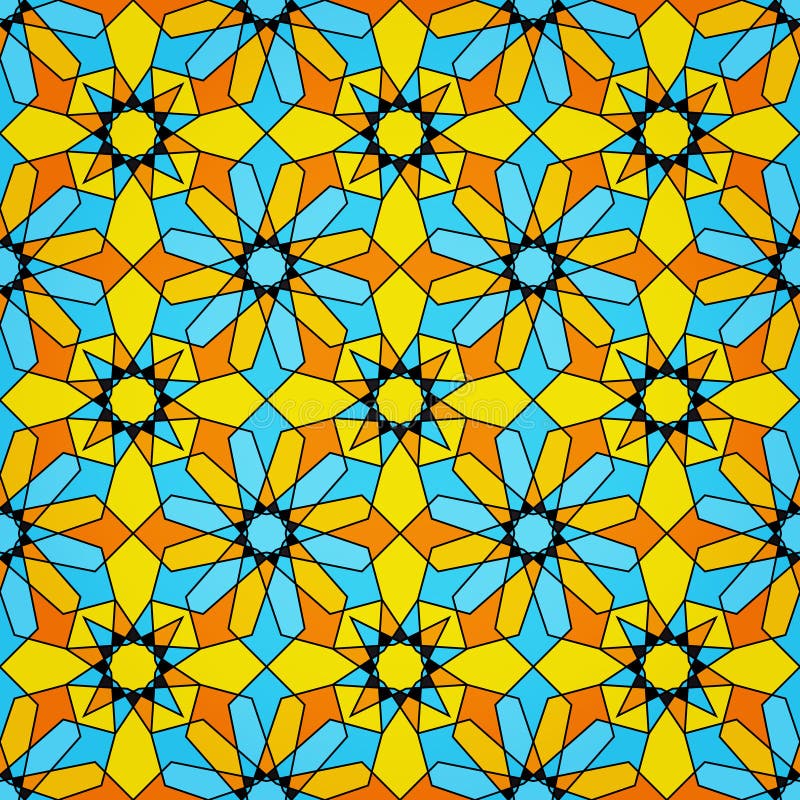 Traditional Islamic Pattern Stock Vector - Illustration of classical ...