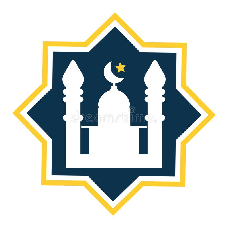 Islamic star mosque design stock vector. Illustration of mosque - 290494553