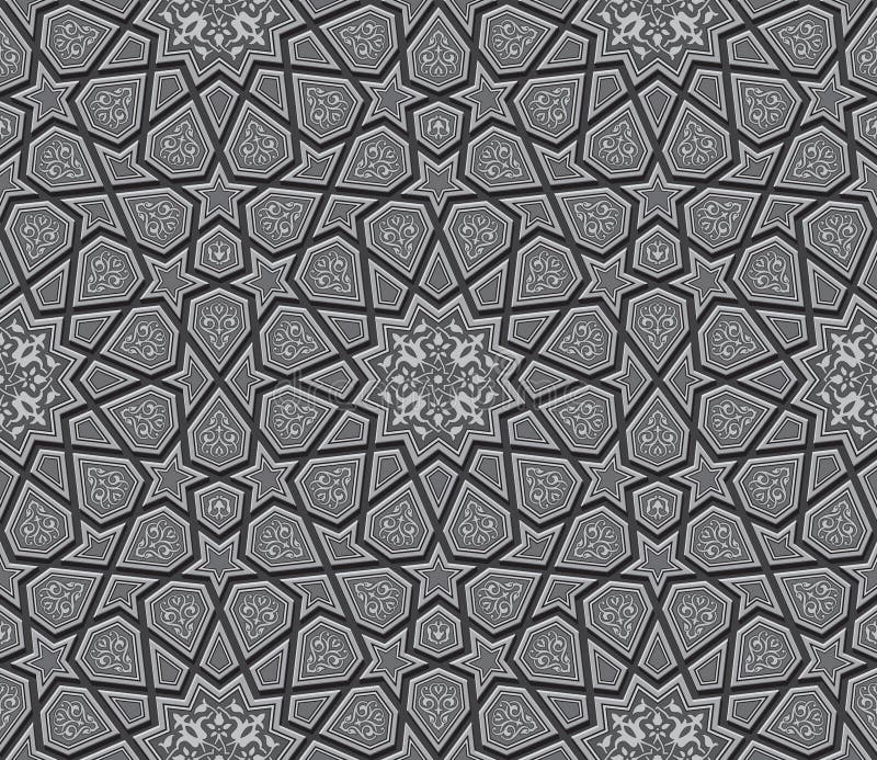 Islamic Star Gold Pattern stock vector. Illustration of moroccan - 47727162