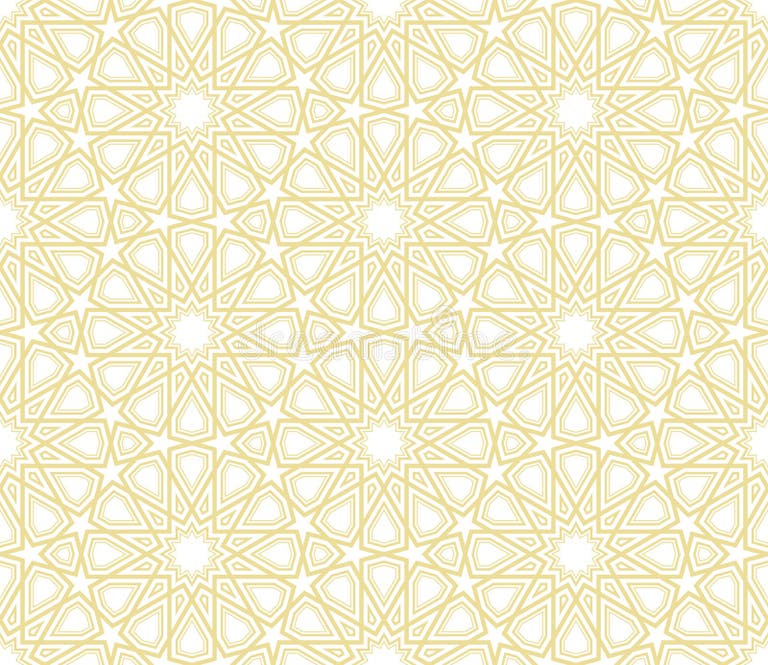 Islamic Star Pattern Background Stock Vector - Illustration of ...