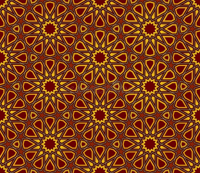 Islamic Star Ornament Grey Background Stock Vector - Illustration of ...