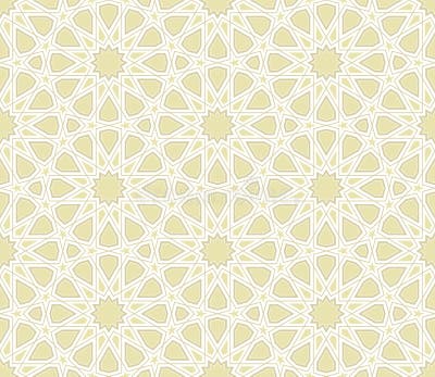 Islamic Star Pattern with Light Background Stock Vector - Illustration ...