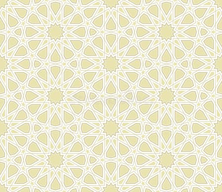 Islamic Star Pattern with Light Background Stock Vector - Illustration ...