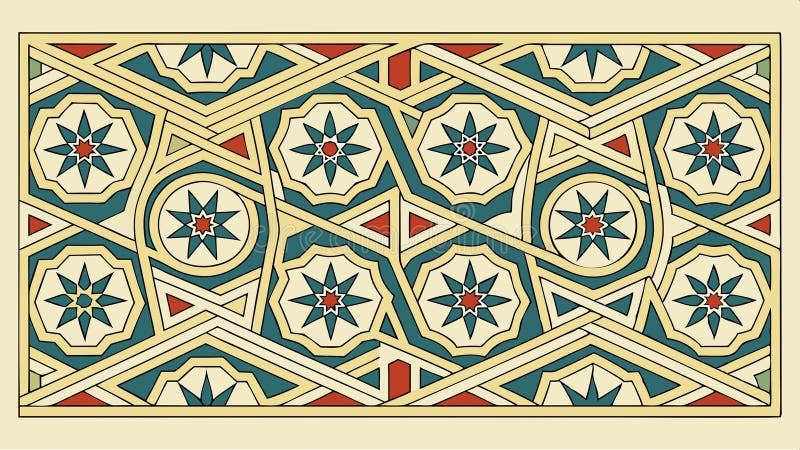 Islamic Arabesque Tiles Stock Illustrations – 4,252 Islamic Arabesque ...
