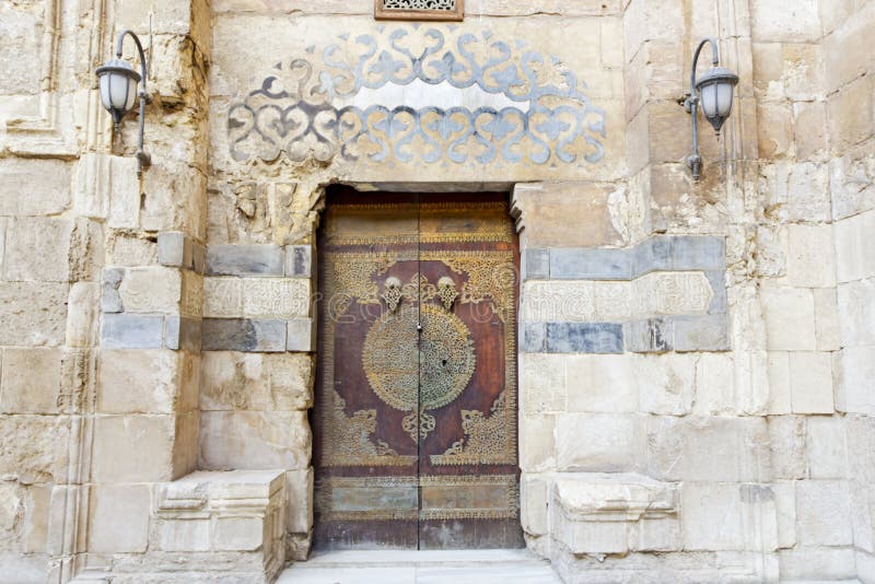 Islamic style Door stock photo. Image of doors, copper - 28187986