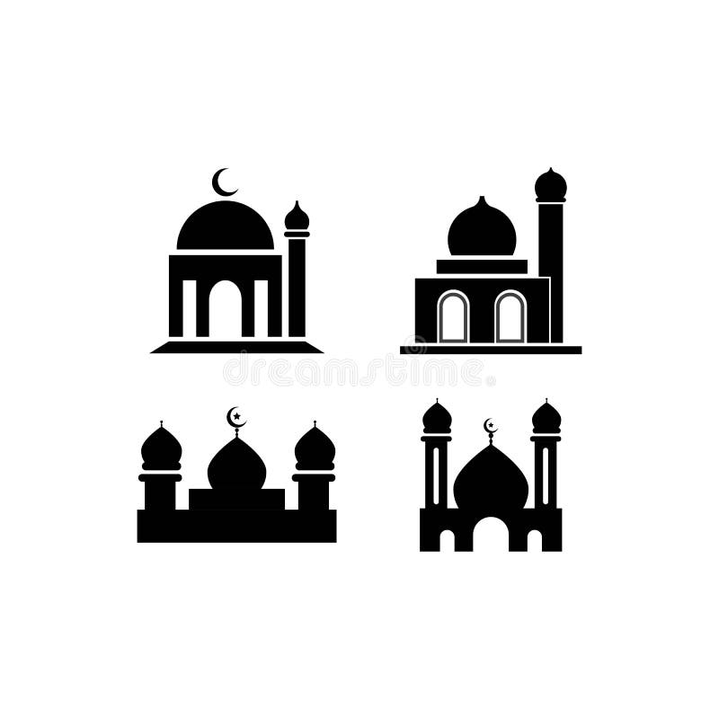 Islamic symbol and logo stock vector. Illustration of kaaba - 181221709