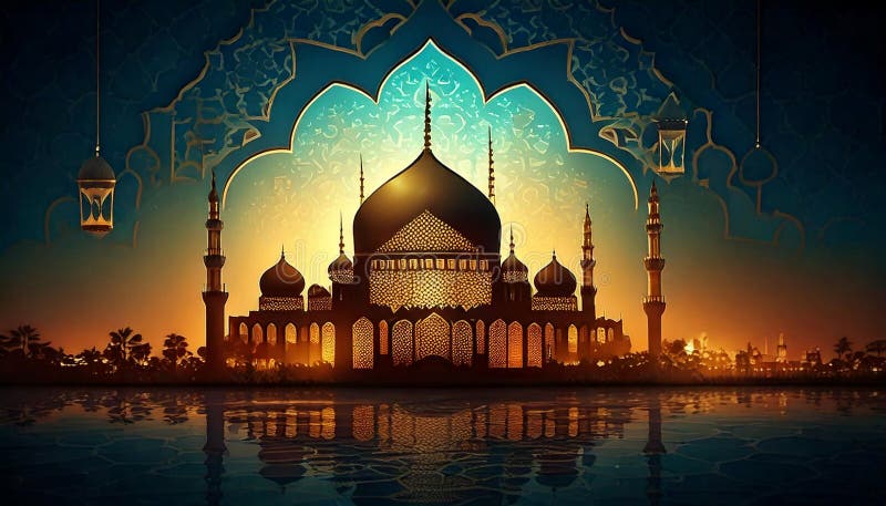 Islamic-themed YouTube Thumbnail with Modern and Traditional Elements ...