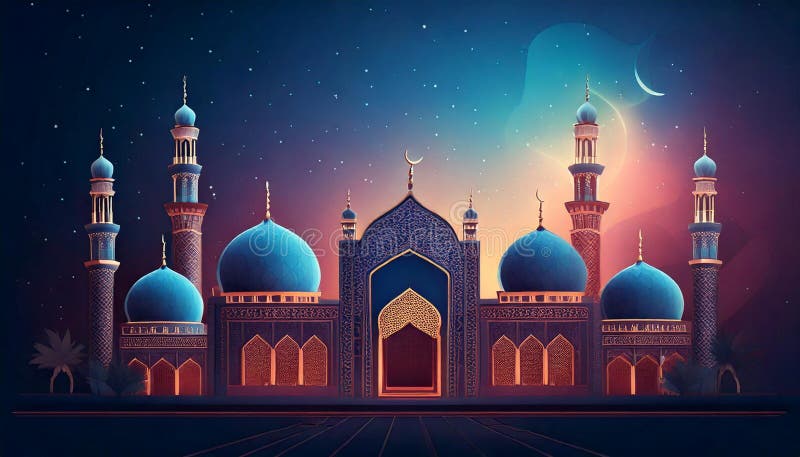 Islamic-themed YouTube Thumbnail with Modern and Traditional Elements ...