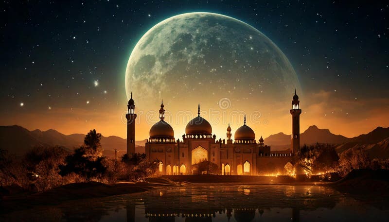 Islamic-themed YouTube Thumbnail with Modern and Traditional Elements ...