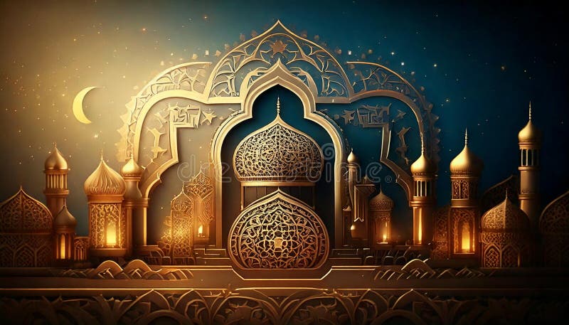 Islamic-themed YouTube Thumbnail with Modern and Traditional Elements ...