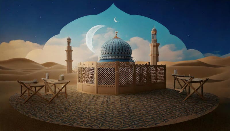 Islamic-themed YouTube Thumbnail with Modern and Traditional Elements ...