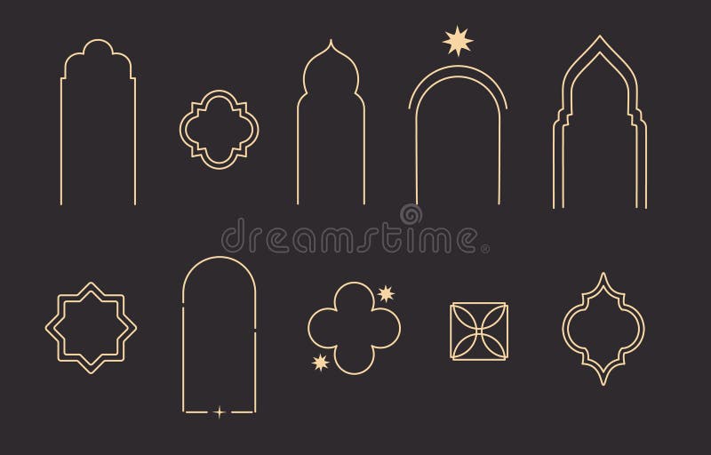 Oriental Arc Stock Illustrations – 1,891 Oriental Arc Stock ...