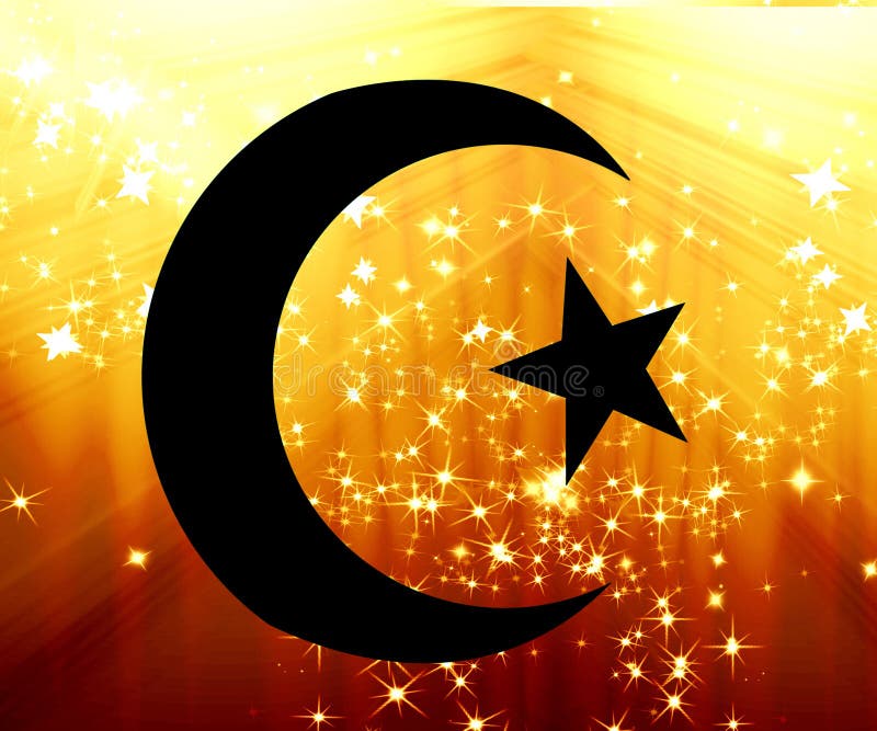 Islamitisch symbool stock illustratie. Illustratie bestaande uit ...