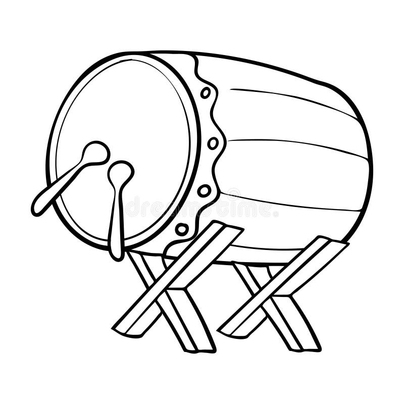 Hand Drawn Bedug with Sketching Vector Illustration Stock Vector ...