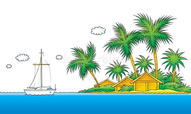 Hawaiian Islands Clip Art Stock Illustrations – 25 Hawaiian Islands ...