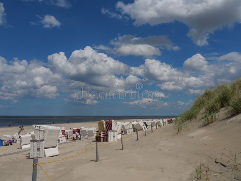 Island of Baltrum in the North Sea Editorial Stock Image - Image of ...