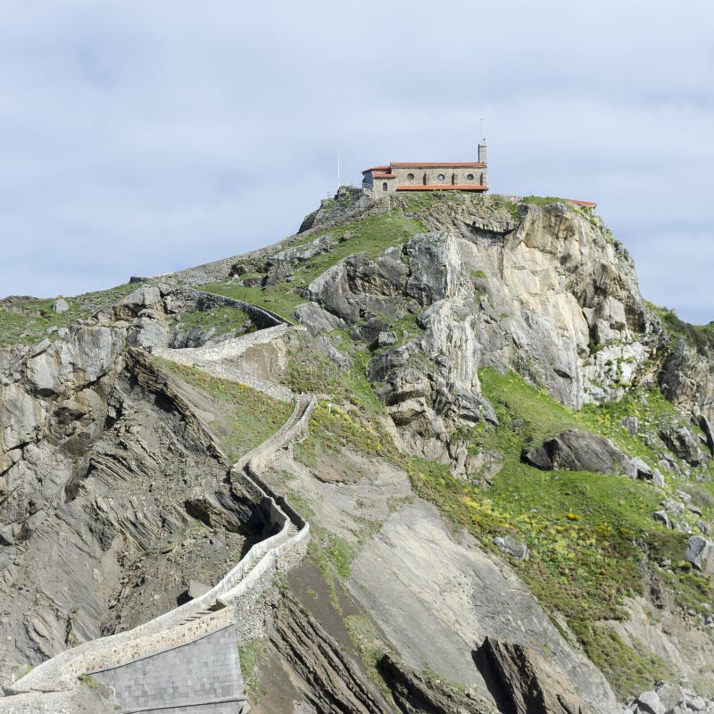 Island Basque country stock photo. Image of country, hermitage - 44830014