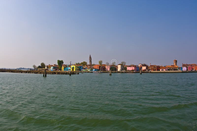 Island of Borano from Seaside Stock Photo - Image of italy, calm: 15511374