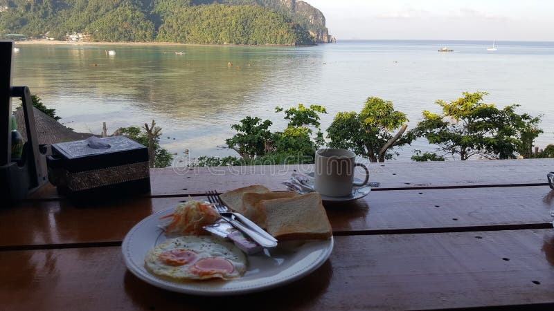 Island breakfast editorial stock photo. Image of island - 92350843