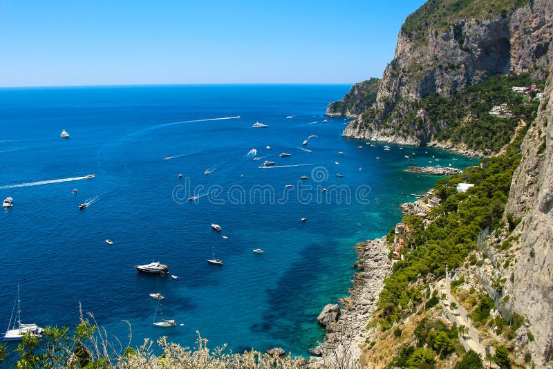 The island of Capri stock image. Image of relaxation - 93981181