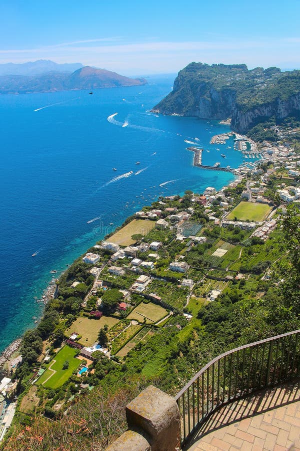 The island of Capri stock photo. Image of limestone, capri - 93981182