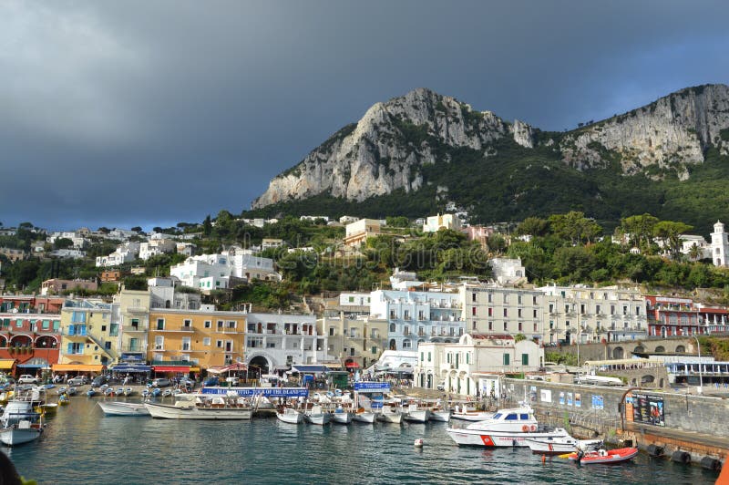 Island of Capri editorial stock image. Image of water - 44920569