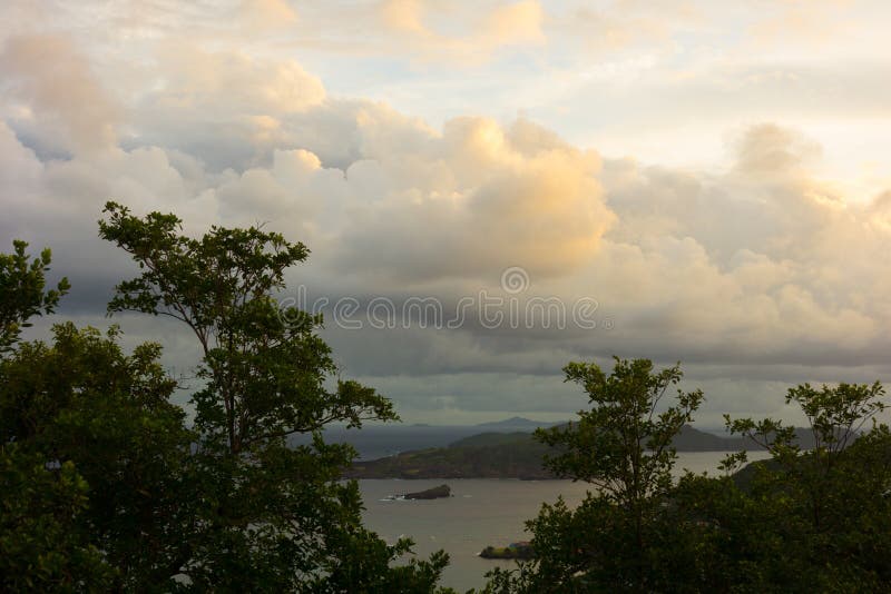 An Island Chain in the Caribbean Stock Image - Image of nature, beauty ...
