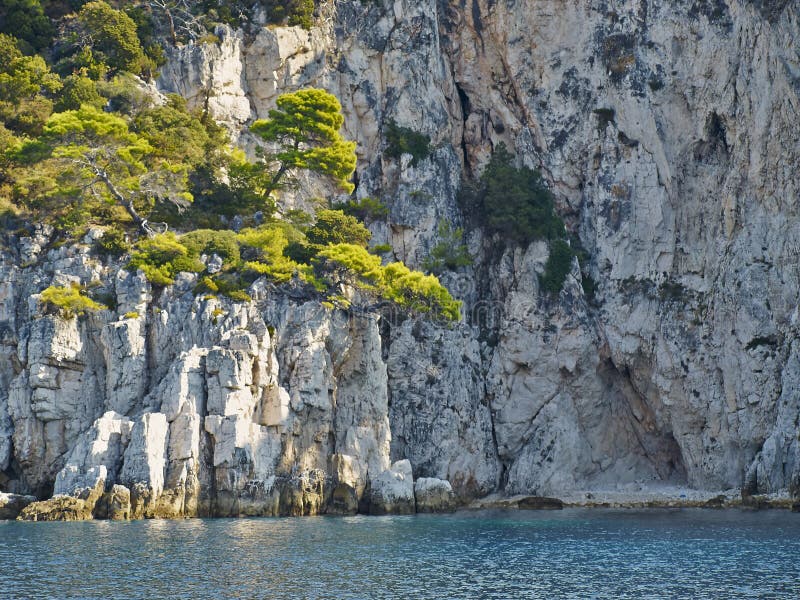 Island coast stock photo. Image of coast, texture, green - 32844044