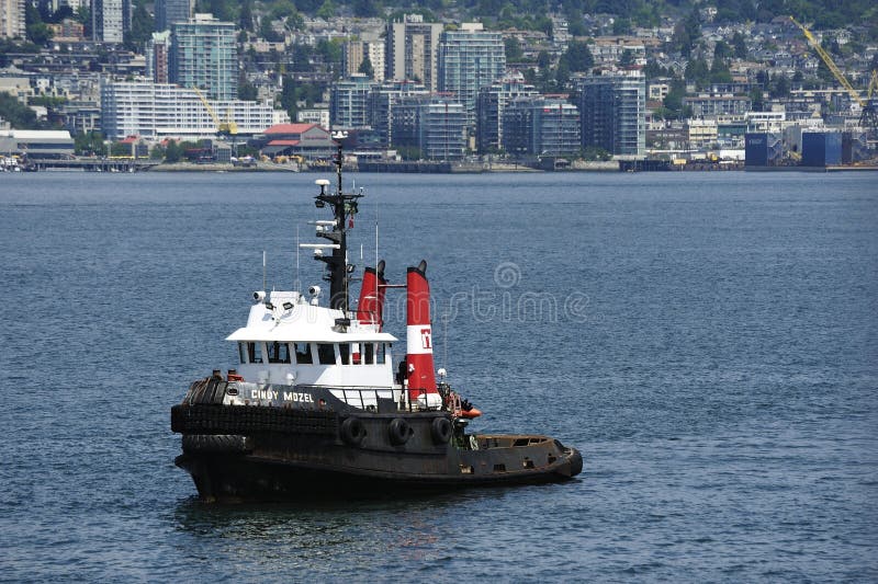 Island Crown Tug Boat in the Harbour Editorial Photography - Image of ...