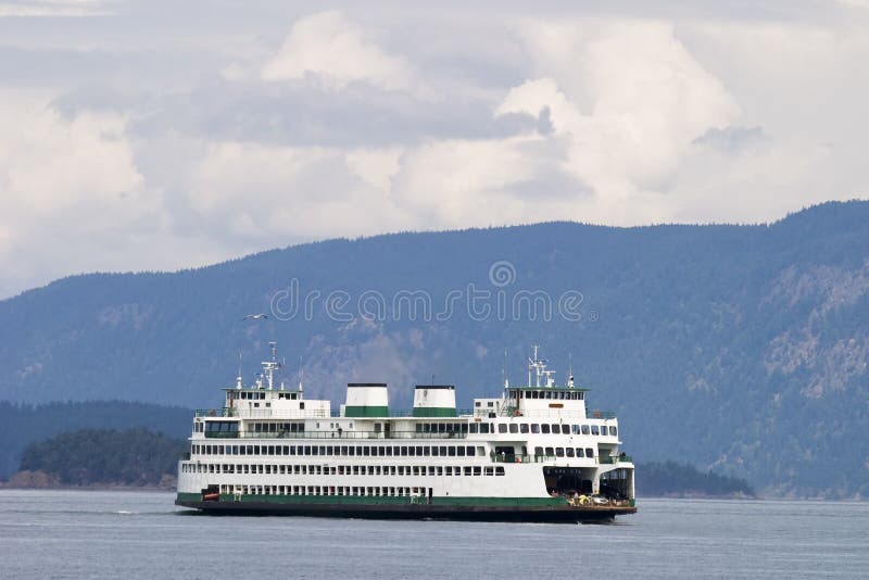 Island Ferry Boat stock photo. Image of puget, sound, anacortes - 3806952