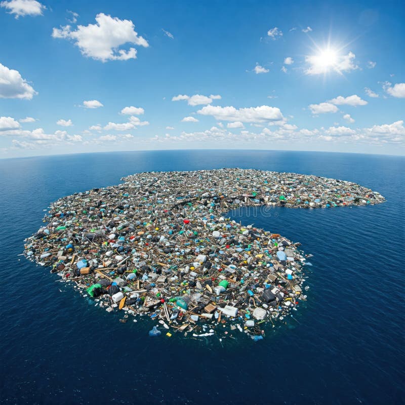 An Island of Garbage in the Ocean Under the Sun, a Global Environmental ...