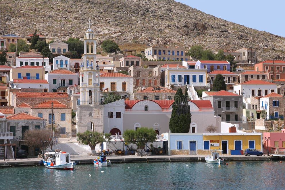On the island of Halki stock image. Image of idyllic - 28220473