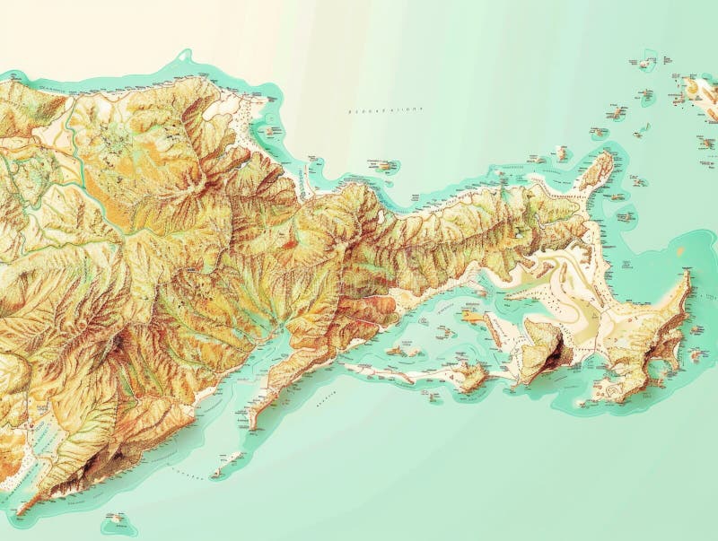 Island of Hawaii Map stock photo. Image of hawaii, ocean - 384052396