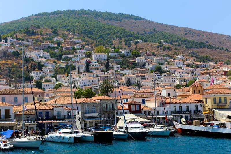 Island of Hydra editorial image. Image of beauty, resort - 45730800