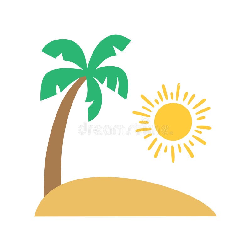 Island icon vector image. stock vector. Illustration of vector - 277511875