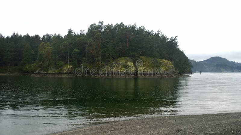 Island inlet stock image. Image of shores, beach, rocky - 90461779