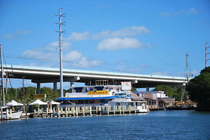 The Island of Key Largo at the Overseas Highway, Florida Editorial ...