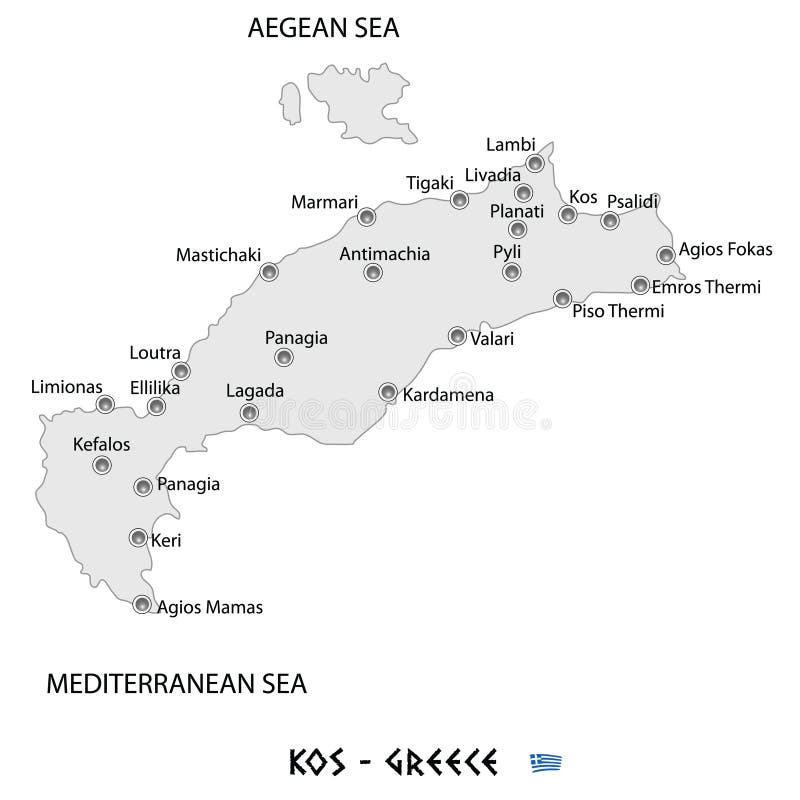 Kos Island Greece Stock Illustrations – 218 Kos Island Greece Stock ...