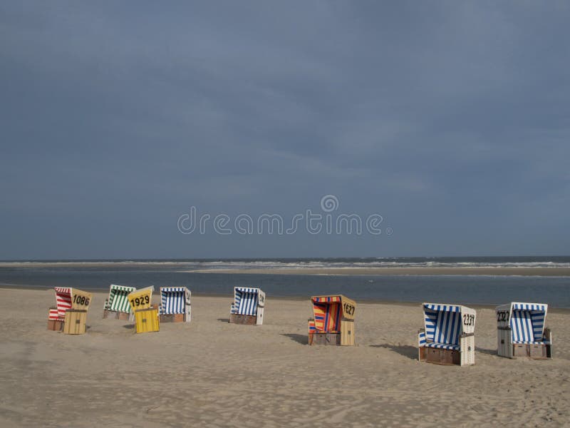 The Island of Langeoog in the German North Sea Stock Photo - Image of ...
