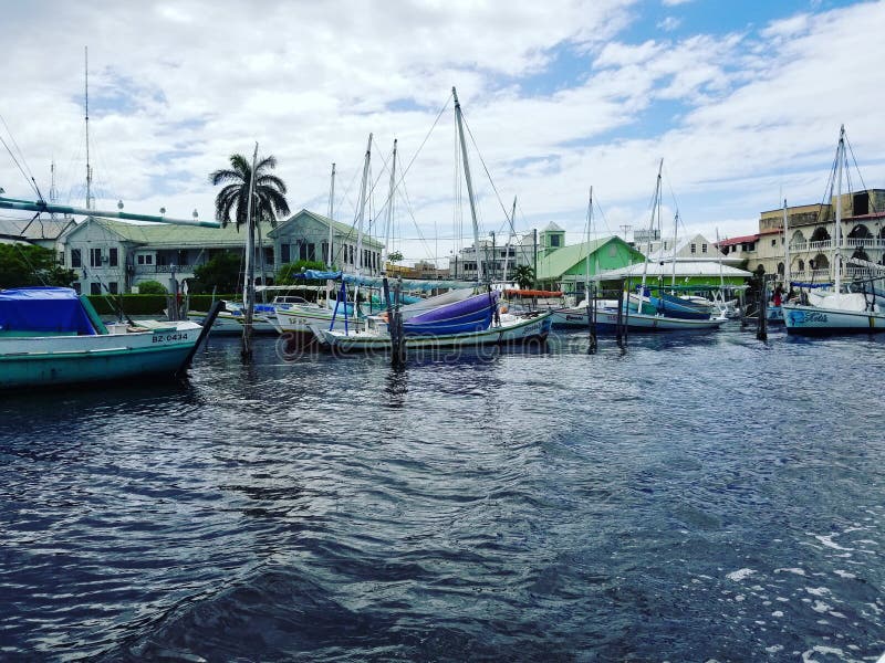Island Life editorial stock photo. Image of pier, boats - 111315428