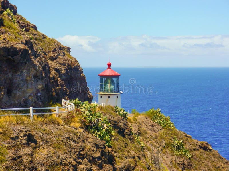 Island lighthouse stock image. Image of island, hike - 49850579