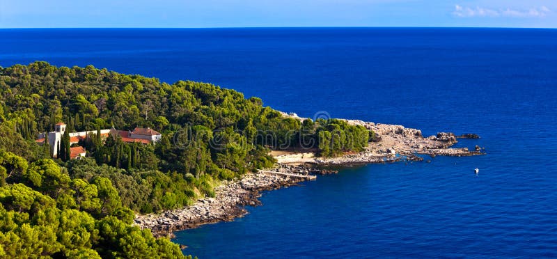 Island Lokrum stock photo. Image of travel, architecture - 11394270