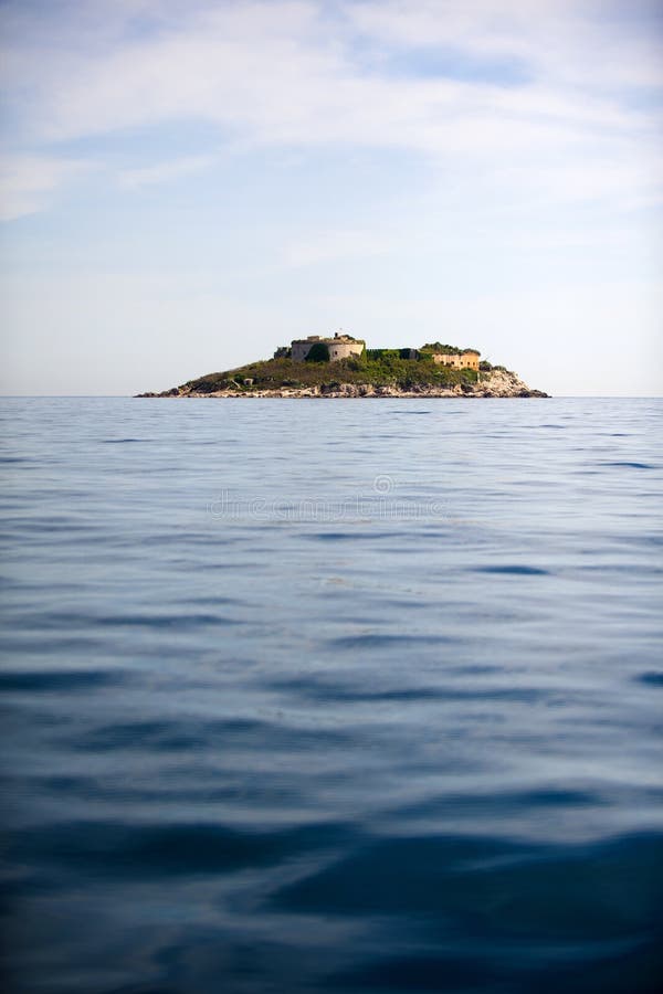 Island Mamula stock image. Image of prison, mediterranean - 97671735