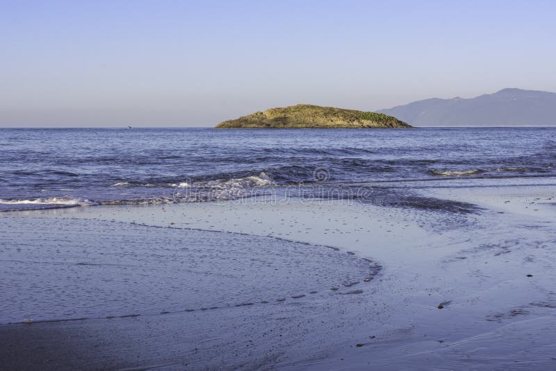 An Island in the Mediterranean Sea, Algeria Stock Photo - Image of ...