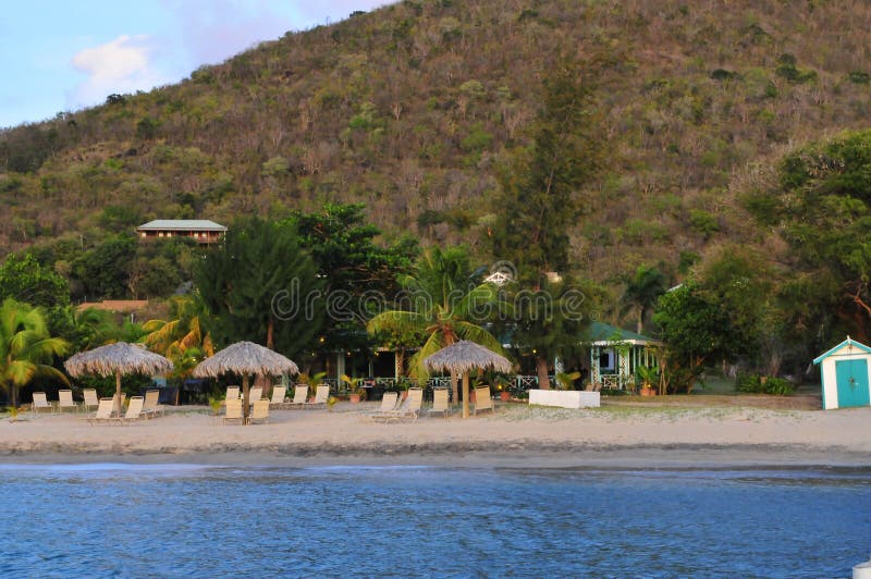 The Island of Nevis, the Caribbean Stock Image - Image of distance ...