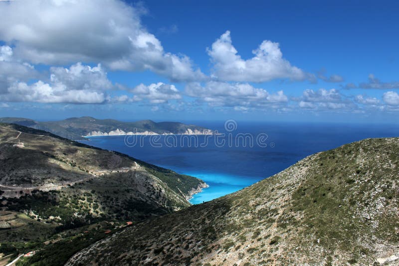 Island with Nice Clouds and Seaside Stock Image - Image of nature ...