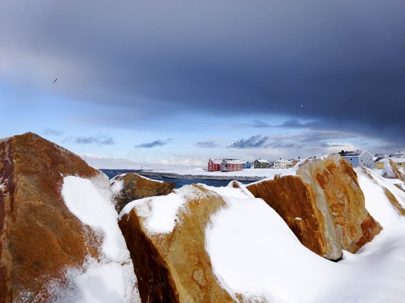 Island in Norway stock image. Image of finnmark, naturelife - 94477167