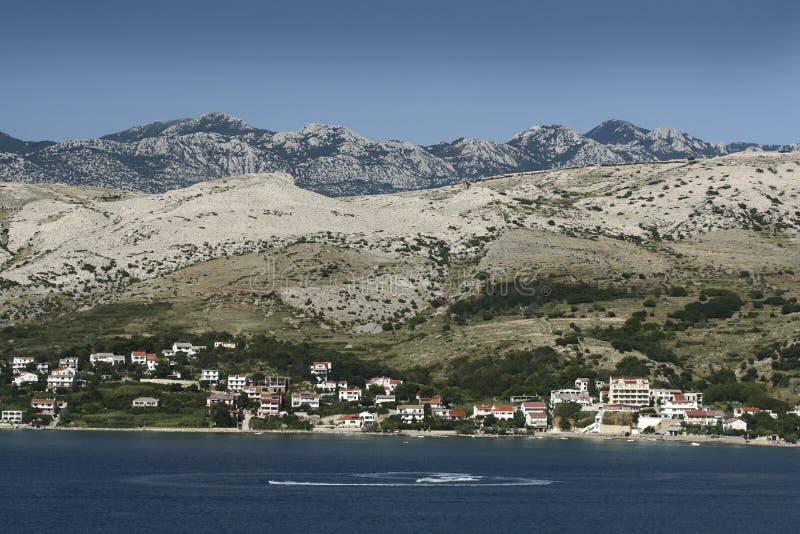 Island Pag-Croatia stock image. Image of landscaped, seacoast - 11935225