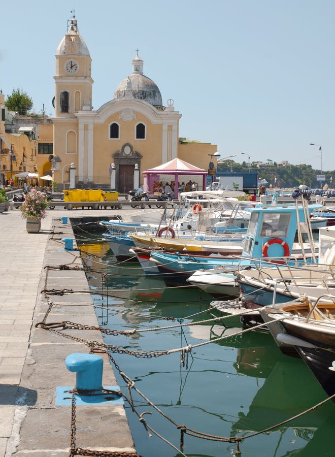 Island of Procida stock image. Image of sunny, island - 26125447